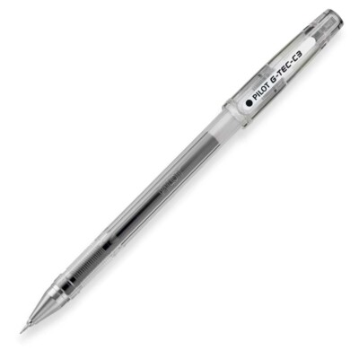 35488 Pilot G-Tec-C3 Gel Rollerball Pen, Micro Fine Needle 0.3mm, Black ...