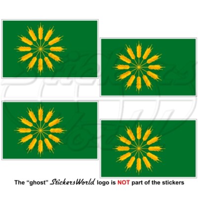 TIREE Island Flag, Inner Hebrides SCOTLAND UK, Scottish 50mm Stickers ...