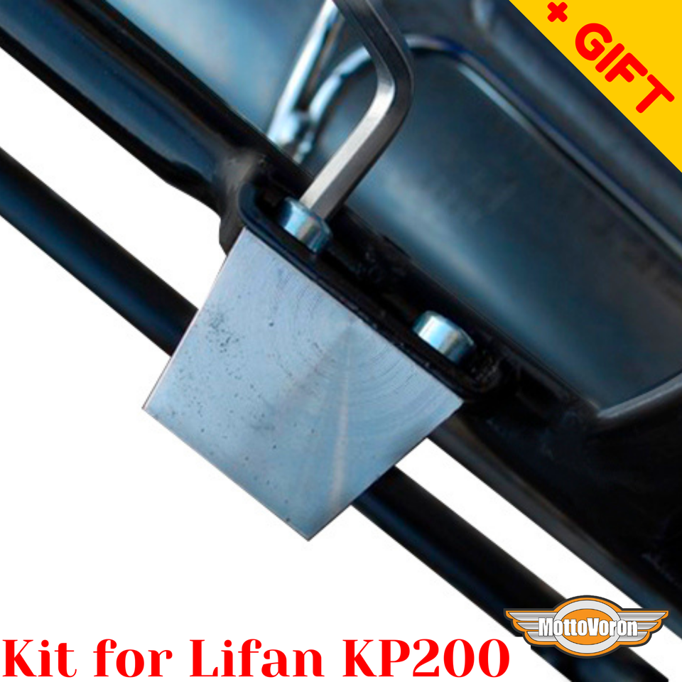 For Lifan KP 200 Luggage rack system Monokey Lifan 200cc Crash bars Kit ...