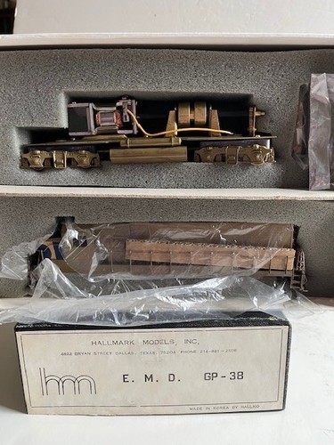 HALMARK MODELS - HO Gauge - EMD GP-38 - Brass Diesel Engine - with box ...