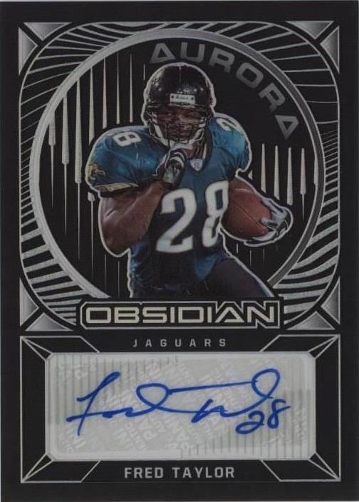 2021 Panini Obsidian - Aurora Autographs Fred Taylor #AA-FT /100 (AU ...