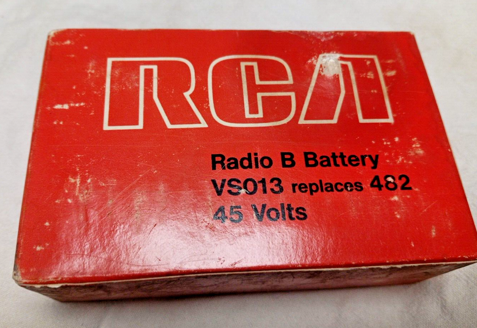 RCA VICTOR B BATTERY NO. VS013 45 VOLTS | eBay