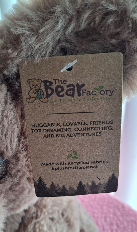 The Bear Factory Stuffed Animal Kangaroo Plush With Baby Joey In Pouch ...