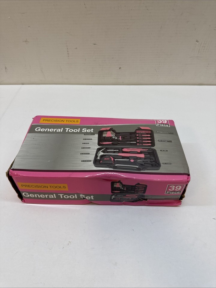 39-Piece General Tool Set-Essential Household Hand Tool Kit with ...