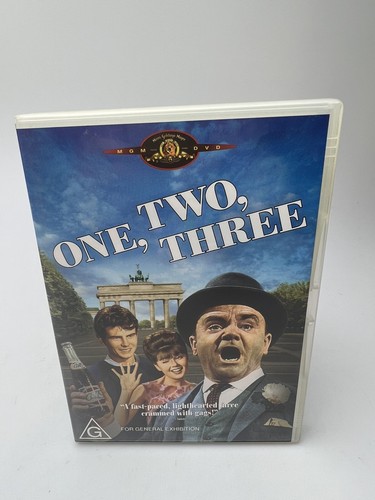 ONE, TWO, THREE. MOVIE DVD - JAMES CAGNEY CLASSIC 1961 COMEDY - REGION ...
