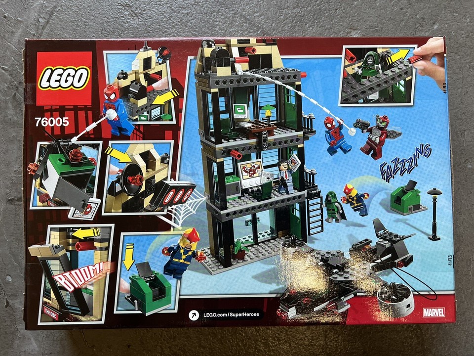 NEW SEALED RETIRED LEGO Marvel: Spider-Man: Daily Bugle Showdown 76005 ...