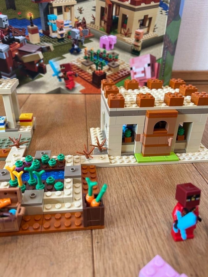 LEGO 21160 Minecraft The Illager Raid Village Building Set Block Puzzle ...