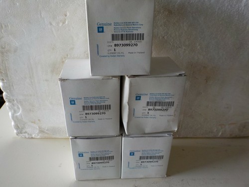 5 x GENUINE GM HOLDEN OIL FILTER 8973099270 | eBay Australia