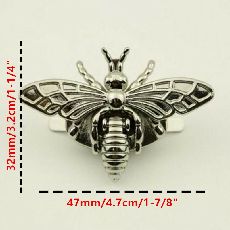 5/20pcs Metal Bee Shape Buckle Leather Craft Twisted Rivets Screws ...