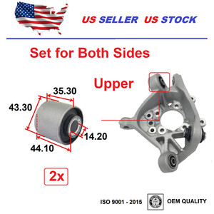 Rear Upper Knuckle Bushing Pair For Lexus IS250-350 GS430-300-450H-350 ...