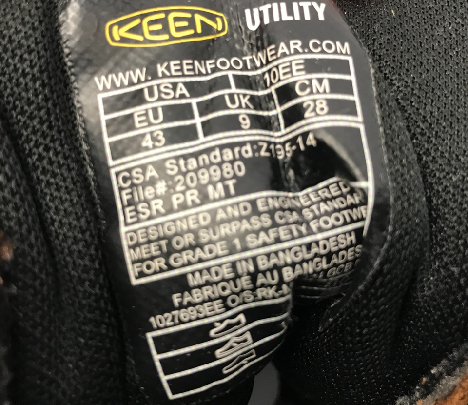 KEEN Utility Camden 8" Composite Toe+ Plate INT METGUARD Work Boots ...