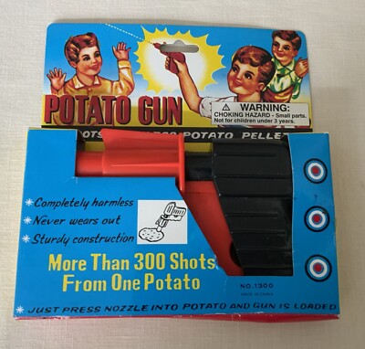 Retro Spud Gun Plastic Potato Gun Novelty Toy That Shoots Potatoes | eBay