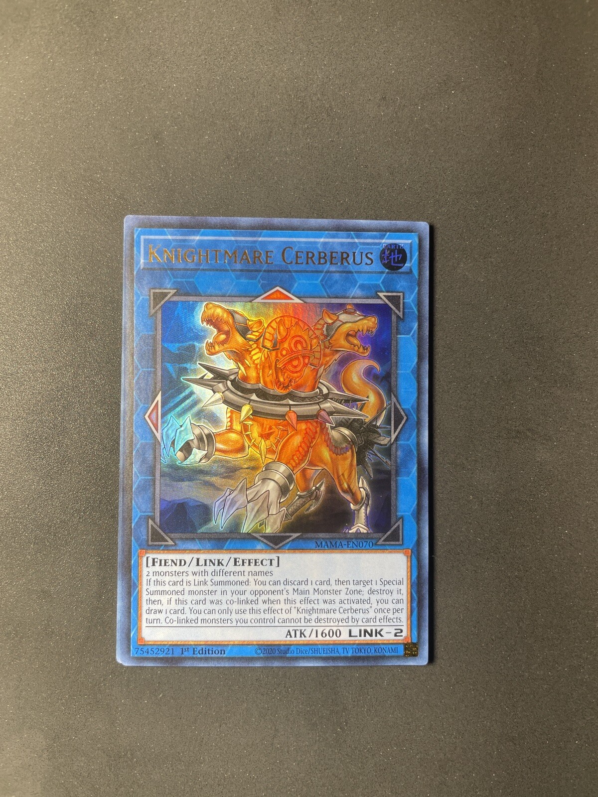 Yu-Gi-Oh! TCG Knightmare Cerberus Magnificent Mavens MAMA-EN070 1st ...