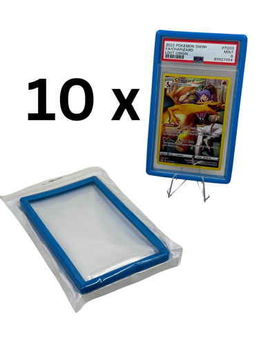 10 x Trading Card Game PSA, CGC Slab Protector Bumper Sports Pokemon ...