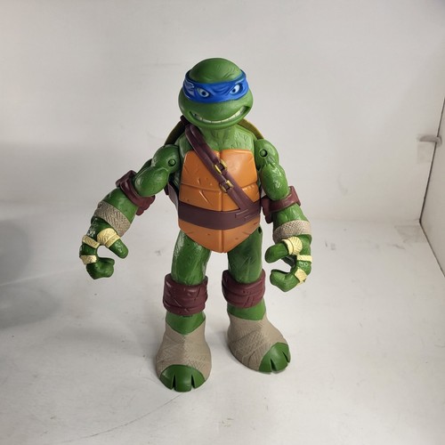 2012 TMNT 10" BATTLE SHELL LEONARDO Action Figure VTG Mutant Ninja ...