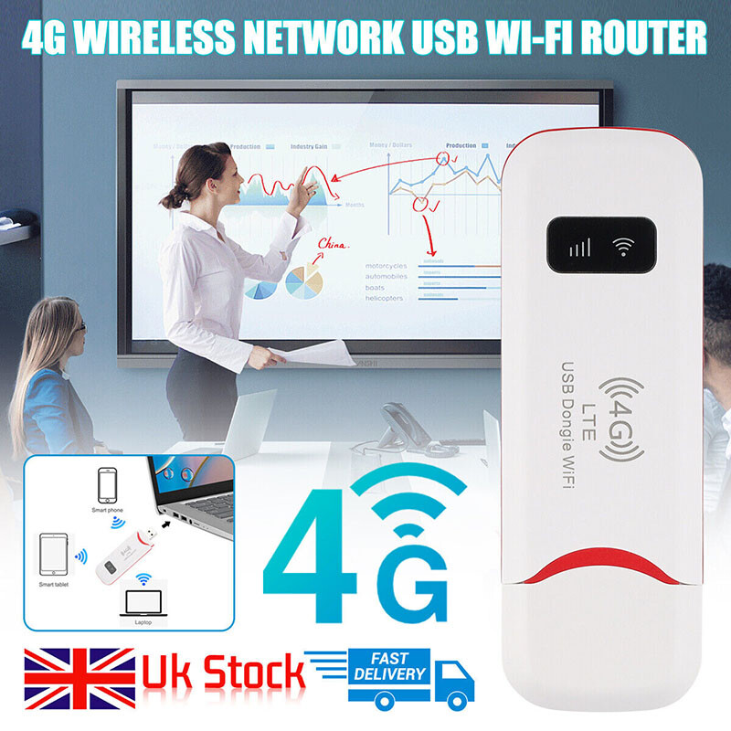 4G LTE Wireless Router Unlocked USB Dongle Modem Mobile Broadband WIFI ...