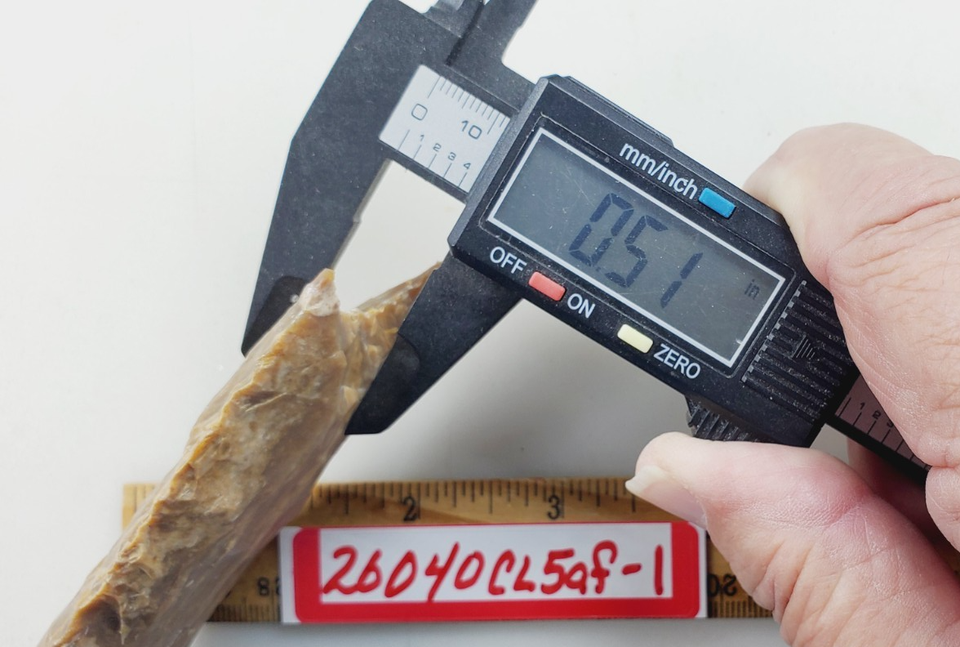 5.75" Clovis Point - Lance Point- Hunting - Deco - Hand Knapped Agate ...
