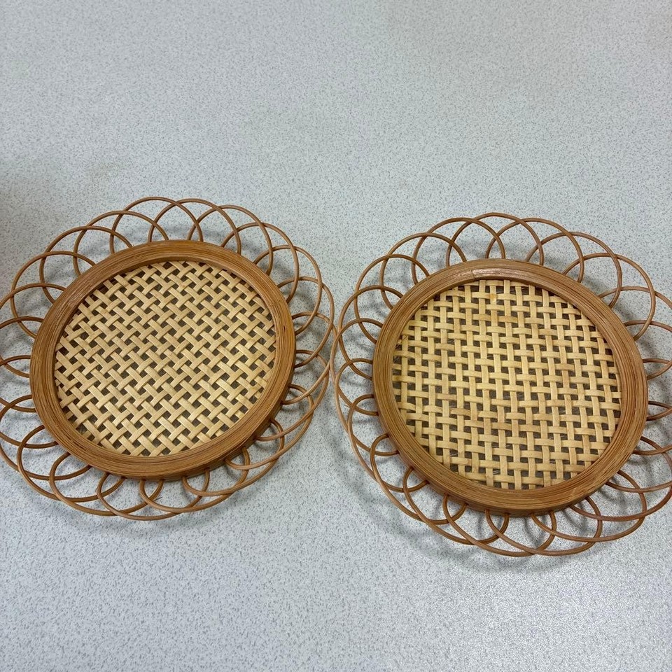 Japanese Tea Ceremony Tray Bamboo teapot set of 4 with braided design ...