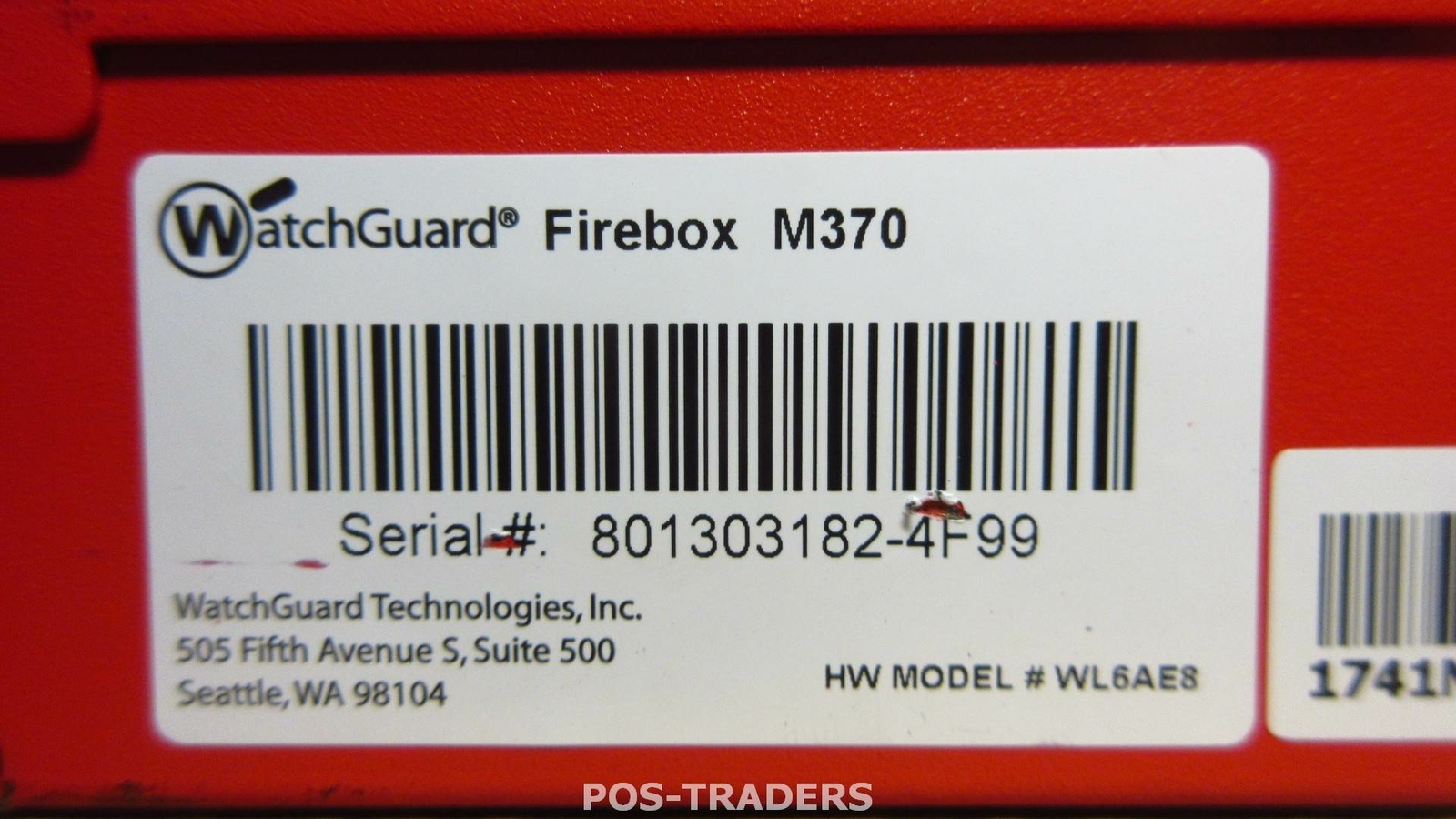 WatchGuard Firebox M370 WL6AE8 Security appliance 8x 10/100/1000 ...