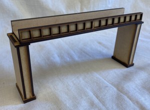 TR13 00/HO Gauge Railway Girder Bridge Model Kit Inc Piers. Long. Train ...