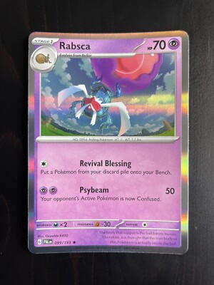 Pokemon card PALDEA EVOLVED Holo Rare RABSCA (099/193) Mint/NM | eBay.de