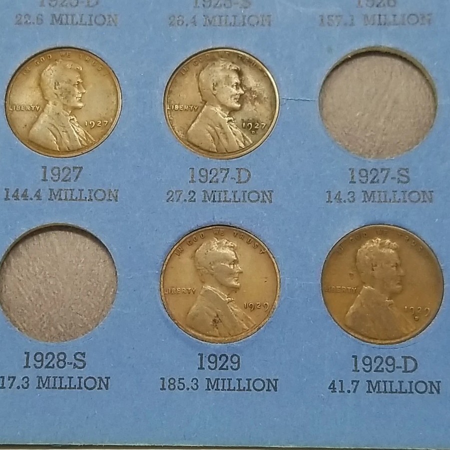 1909-1940 Lincoln Cent Set Whitman Album (47 Coins) #3476 | eBay