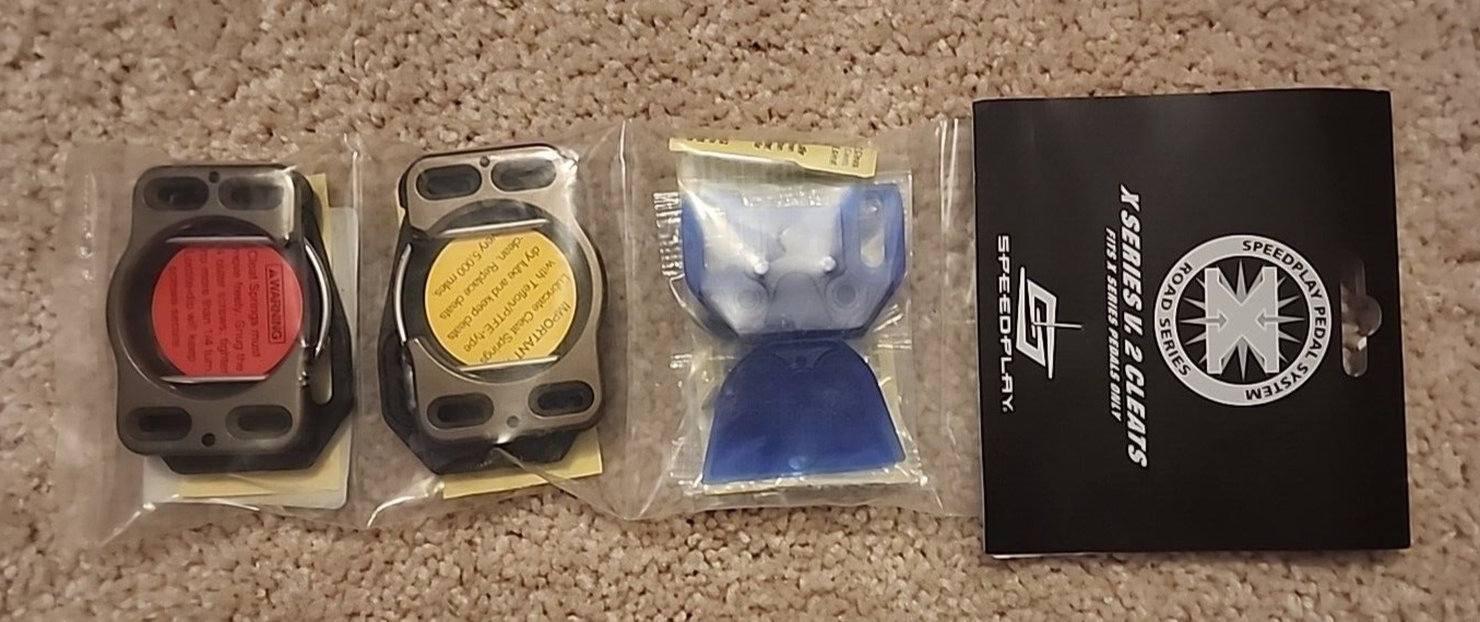 Speedplay X-Series V2 CLEATS Road Bike Clipless Clip In w/ Hardware X2 ...