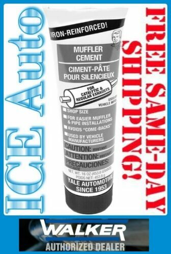 Yale Muffler Cement Exhaust Putty Walker 35958 16oz Tube MC16 3 DAY ...