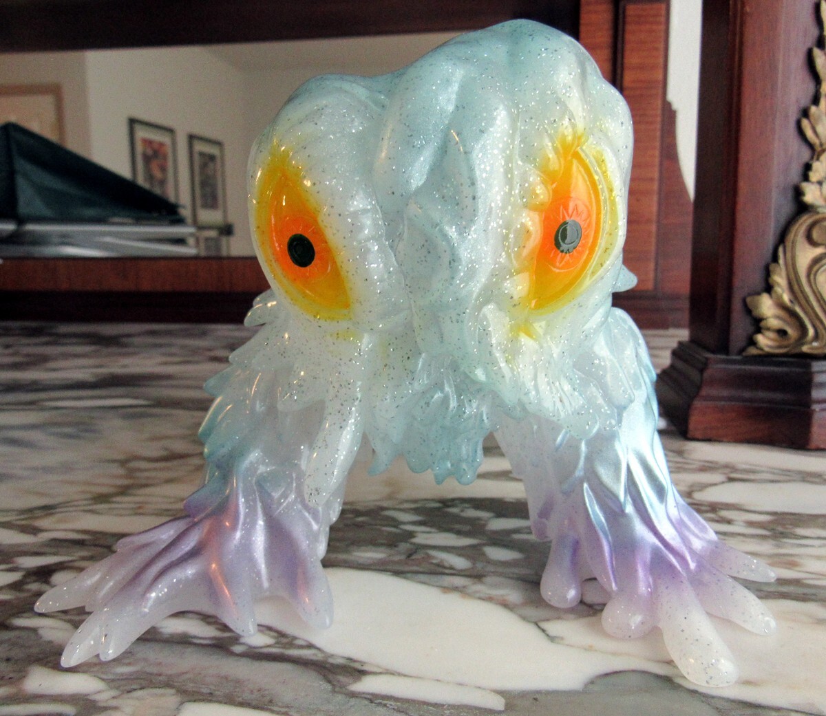 Marusan HEDORAH 450 GIANT 'Crawling Version' White Glitter Ex - Sofubi GODZILLA | Fabricating ...