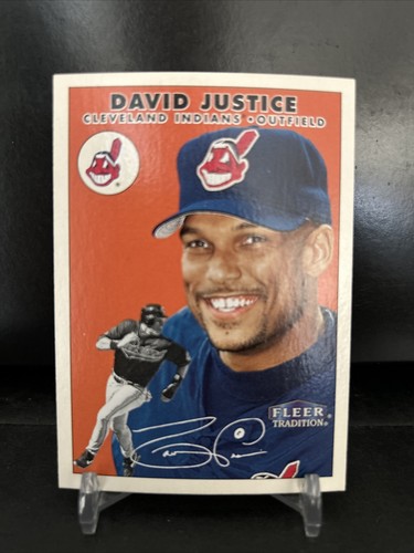 2000 Fleer Tradition David Justice Cleveland Indians #339 | eBay