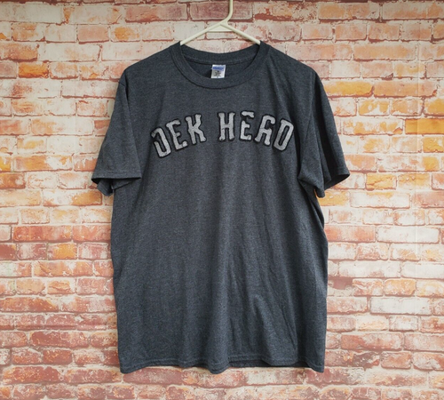 🔥 Dek Head Dek Hockey Gildan Gray Shirt Men's Large L Dek-Hockey Ball ...