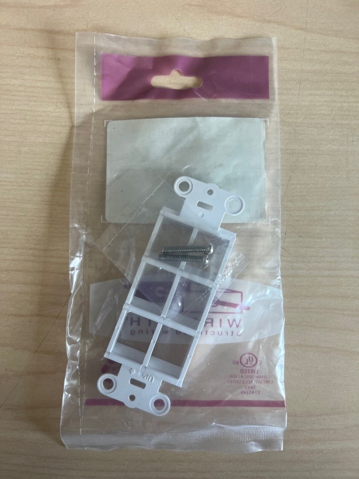 Wirepath 6 Port Decorator Outlet Strap, White | eBay