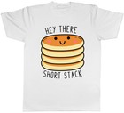 Hey There Short Stack Pancake Day Mens T-Shirt | eBay UK