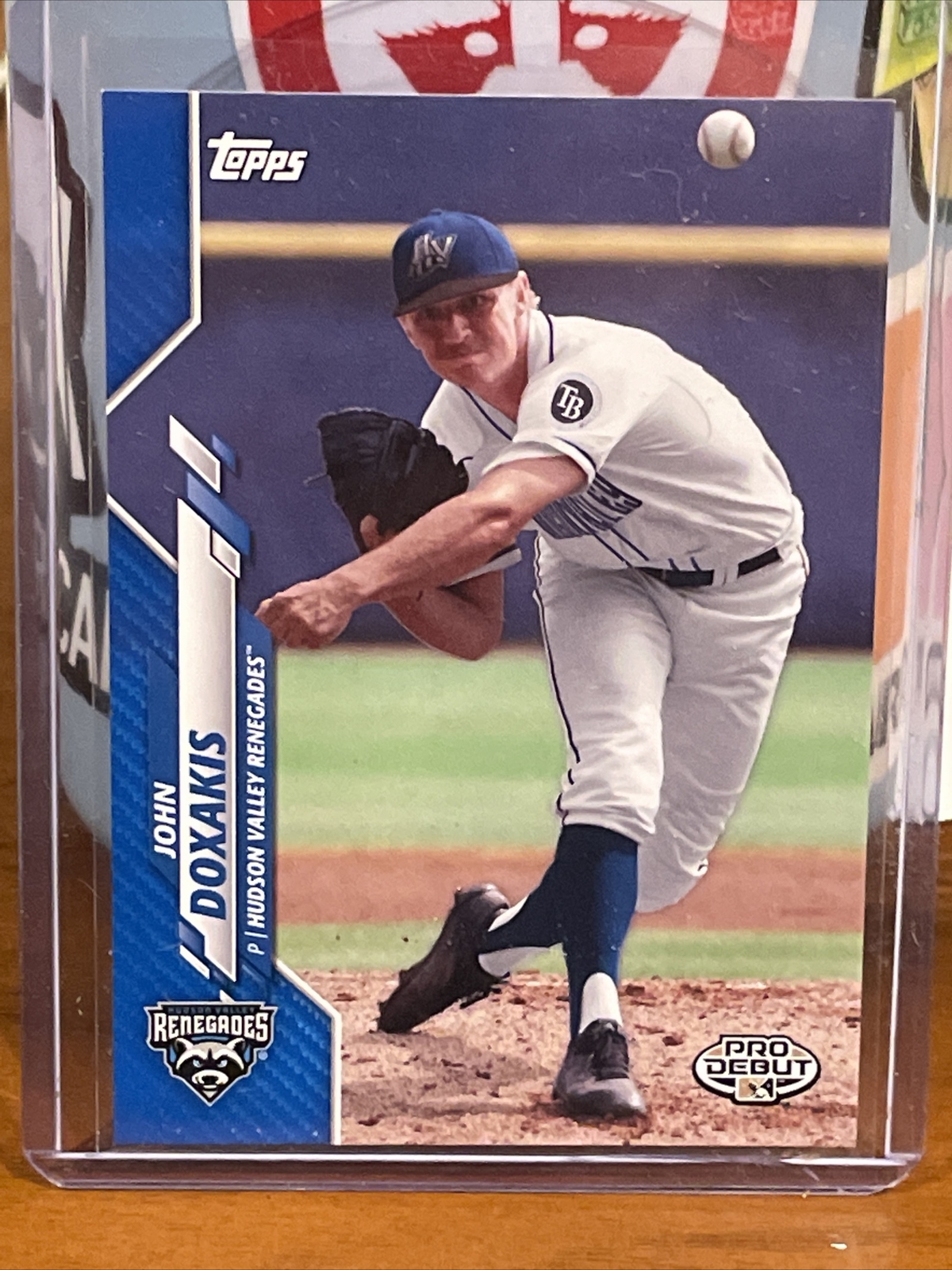 2020 Topps Pro Debut JOHN DOXAKIS Prospect Blue Parallel /150 TB Rays # ...