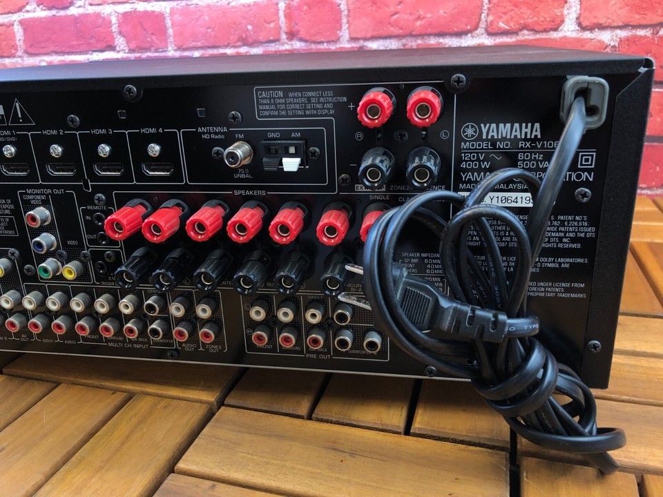YAMAHA RX-V1065 Natural Sound AV Receiver USB HDMI TV CD DVD RADIO - NO ...