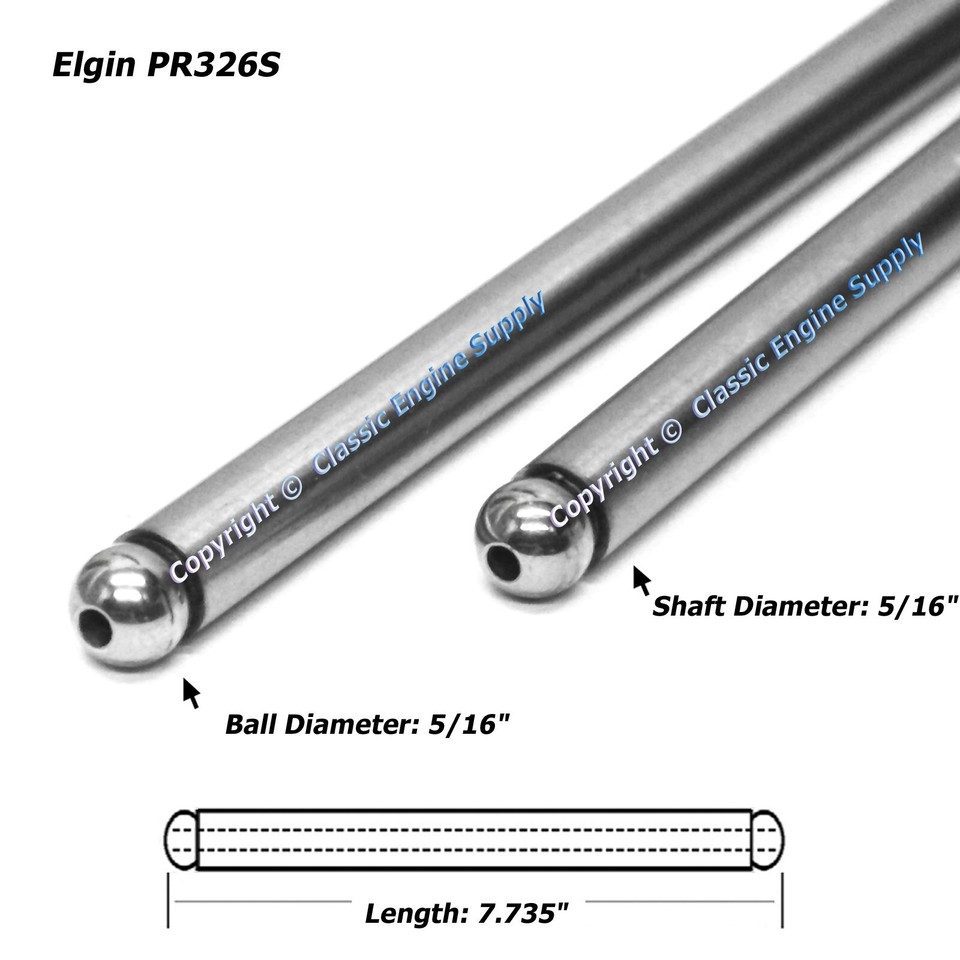 New Push-Rod & Lifter Set Fits 1966-1969 AMC Jeep 290 343 & 390 V8 ...