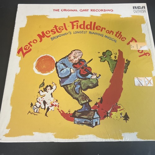 Fiddler on The Roof Soundtrack Vinyl 33 1/3 RPM Mint Sealed Record ...