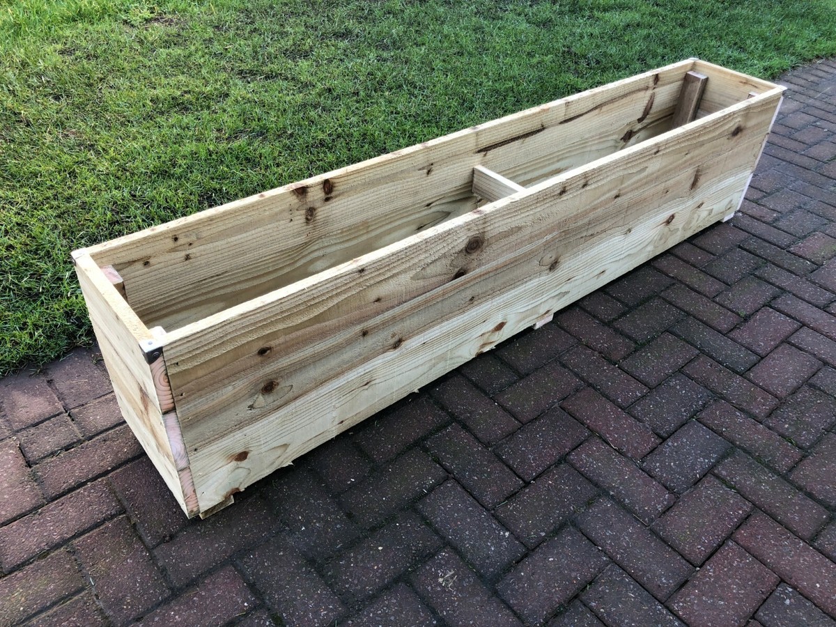 Rustic Rectangle Planter Wooden Rectangular Planter Etsy UK