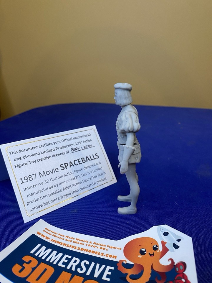 SPACEBALLS Prince Valium Custom Poseable/Posable Action Figure 3.75 COA ...