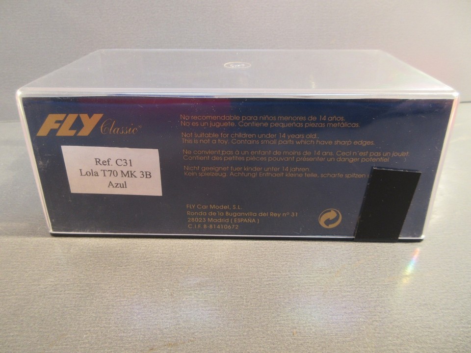 Fly Classic Lola T70 Mk3B Daytona 1969 1/32 Slot Car | eBay