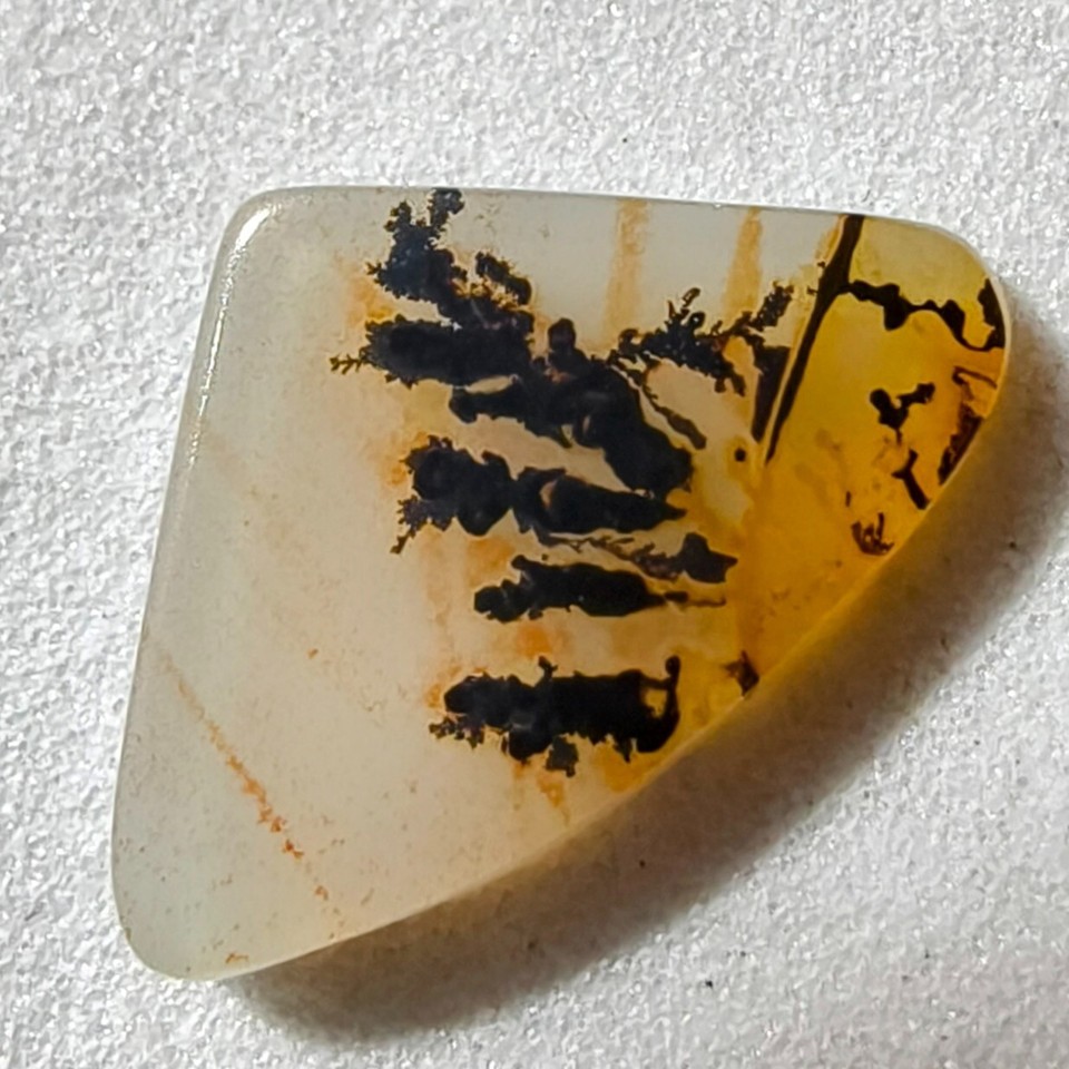 2.30 Cts Natural Shazar Dendritic Agate Cabochon Gemstone 9.7x14.9x2.2 ...