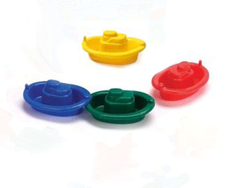 NEW Viking Toys 4" Chubbies Four Tug Boats in Red, Blue, Green & Yellow ...