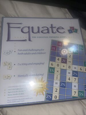 Equate The Equation Thinking Game Education Plus Recreation New Factory ...