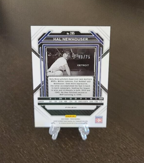 2023 Panini Prizm Green Scope Card Hal Newhouser Detroit Tigers 40/75 ...