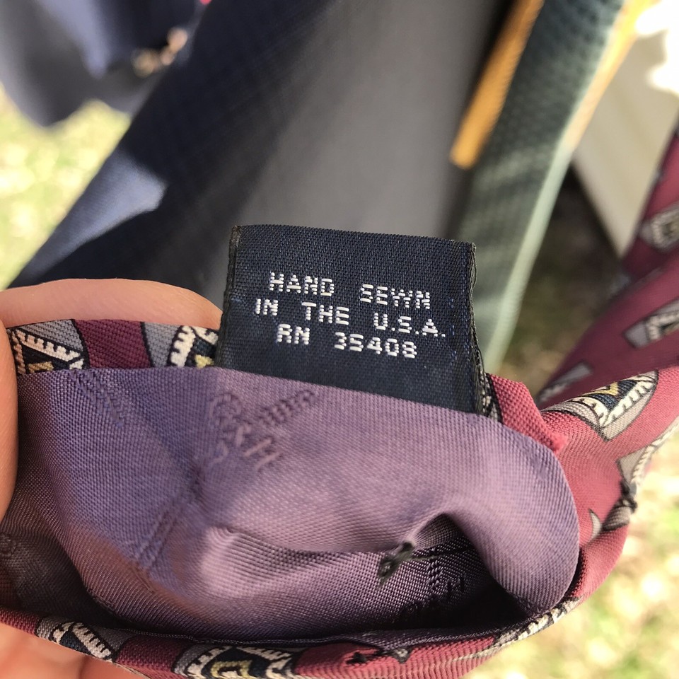 Grieves & Hawkes Diamond Tie, made in USA | eBay