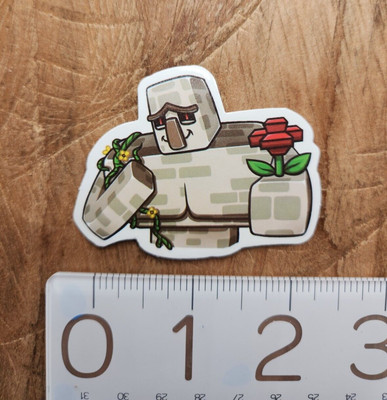 MINECRAFT Sticker Minecraft Decal Minecraft Video Game Minecraft Iron ...