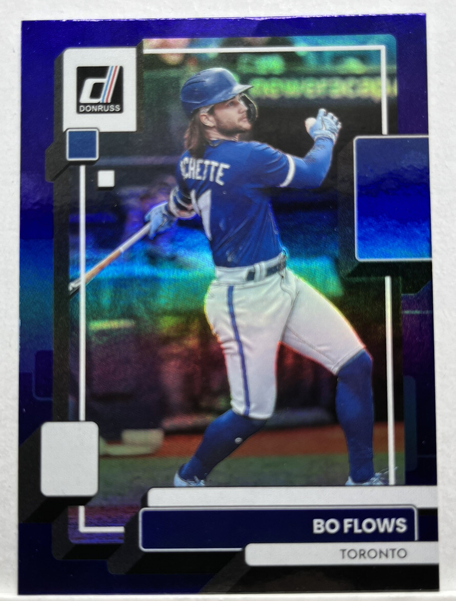 2022 Donruss Bo Bichette Nickname Variation #170 Bo Flows Toronto 1173 ...