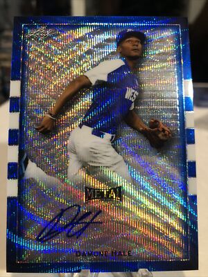 2018 Leaf Metal PG All American Damone Hale Auto Blue Wave #7/10 No.BA ...