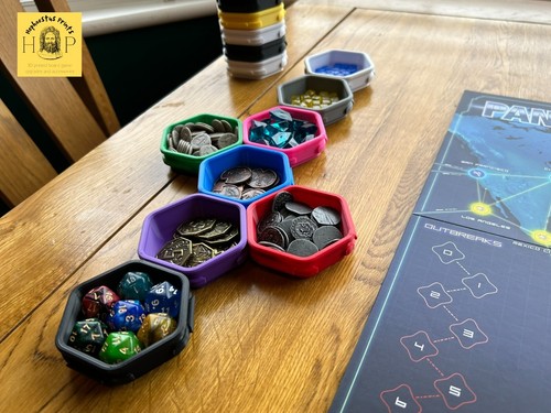 Connecting Interlocking Board game Resource / Token Trays - Stackable ...