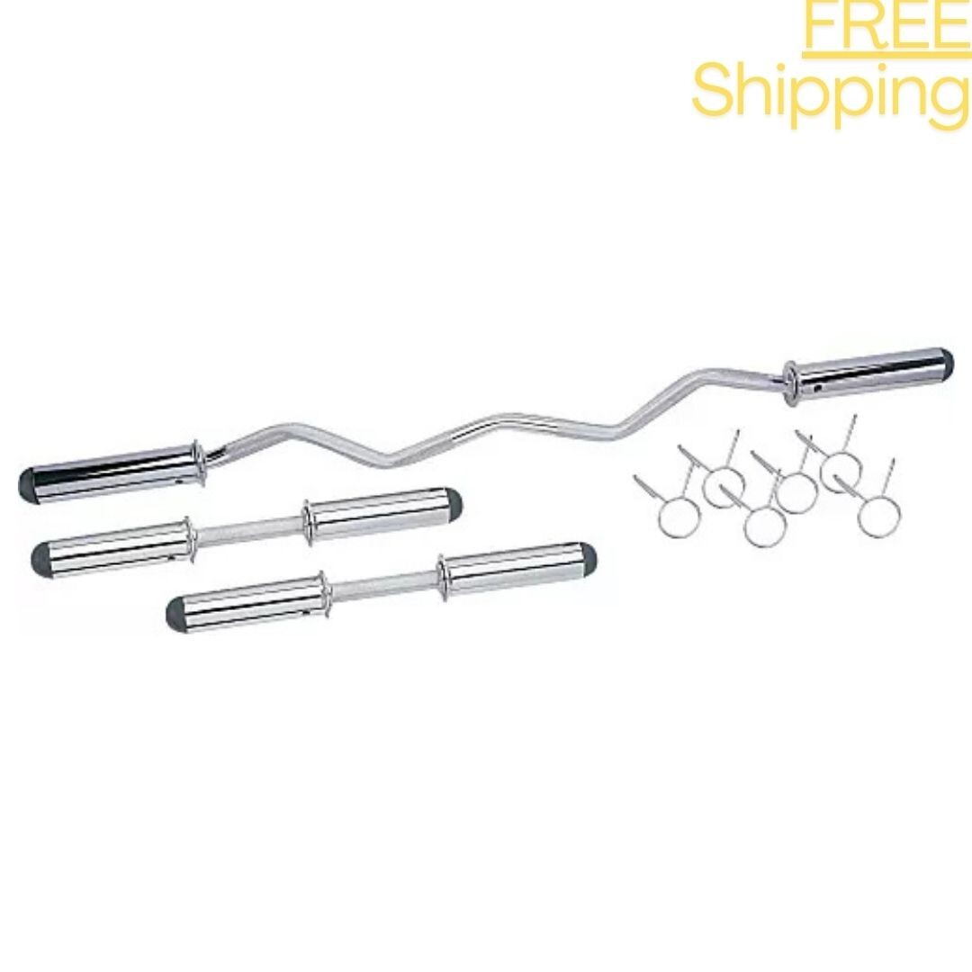 Apex Olympic Curl Bar and Dumbbell Handle Combo | eBay